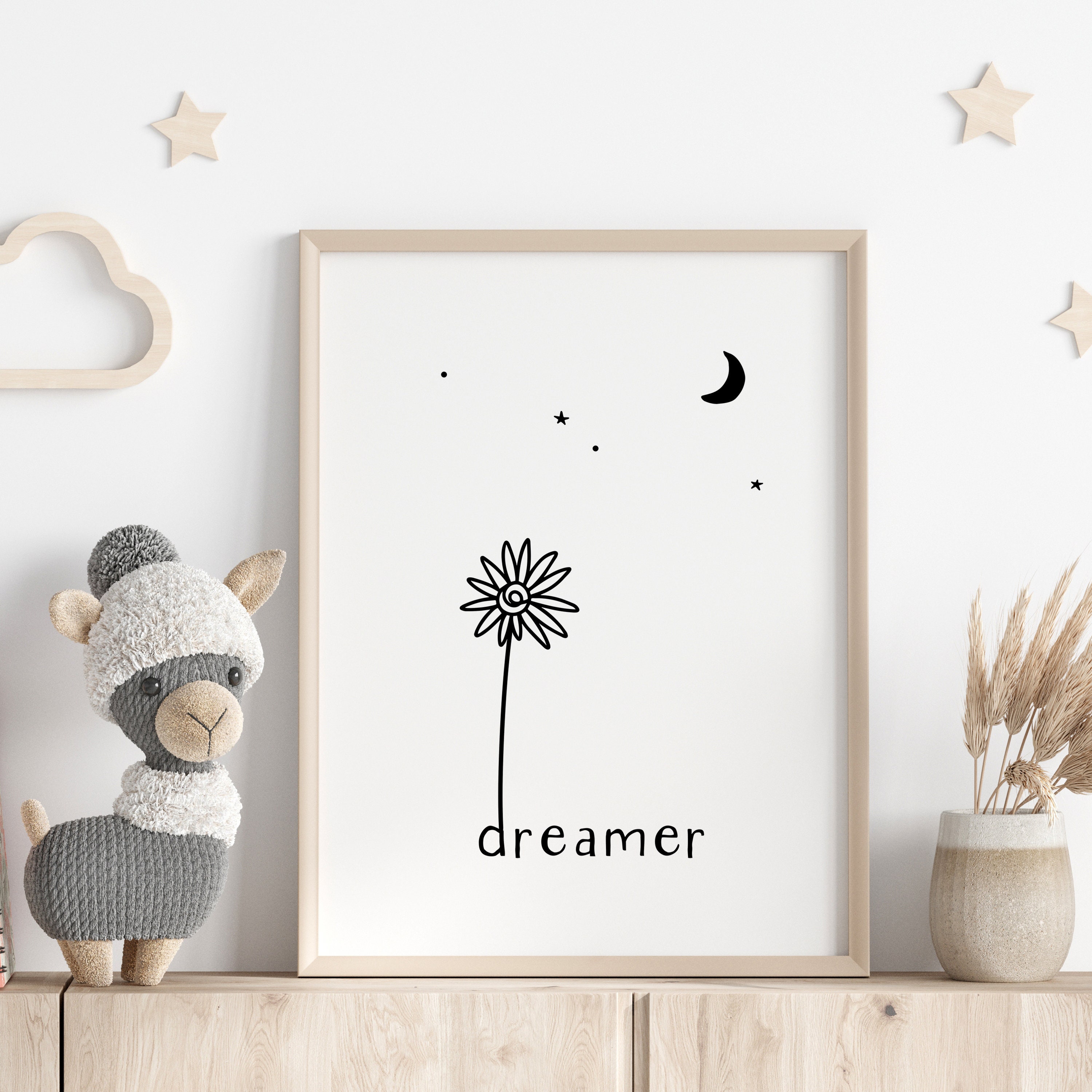 Dreamer Printable | Inspirational Printable | Typography Wall Art ...