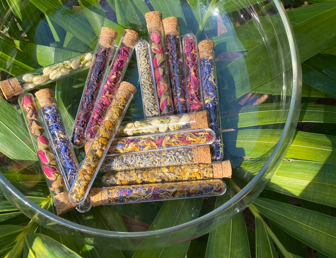 Herb Cork Vials - Etsy