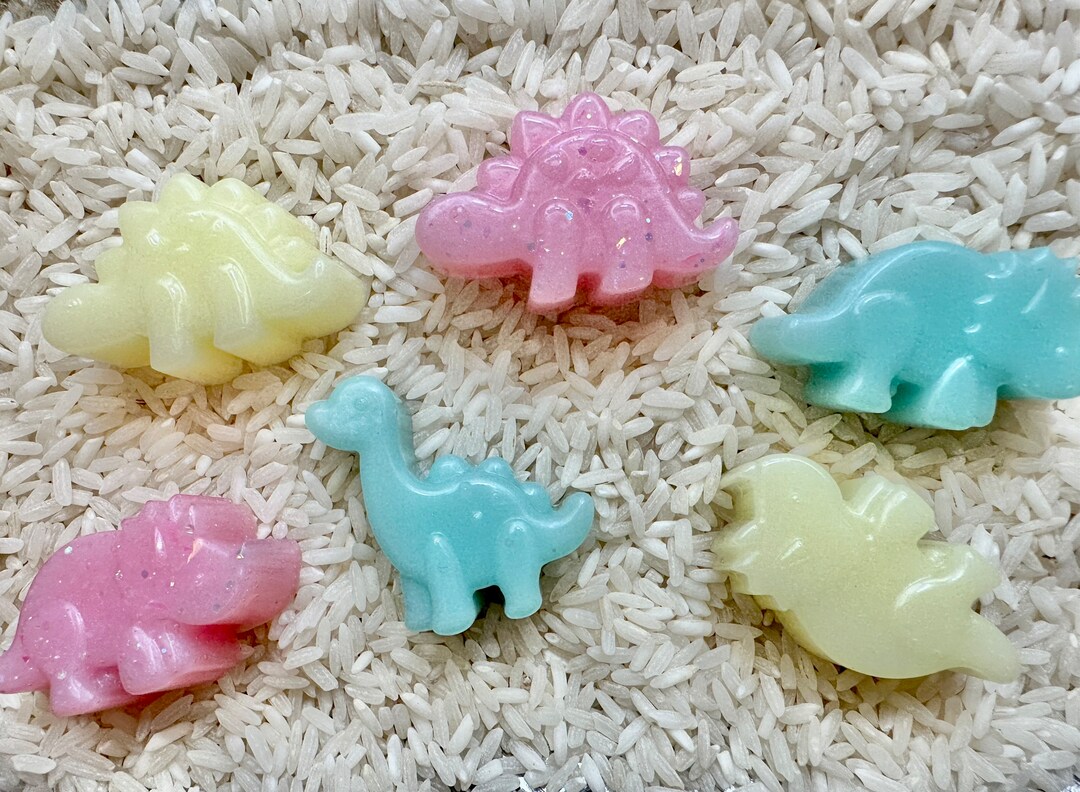15 Resin Dinosaurs in Pastel Colors - Etsy