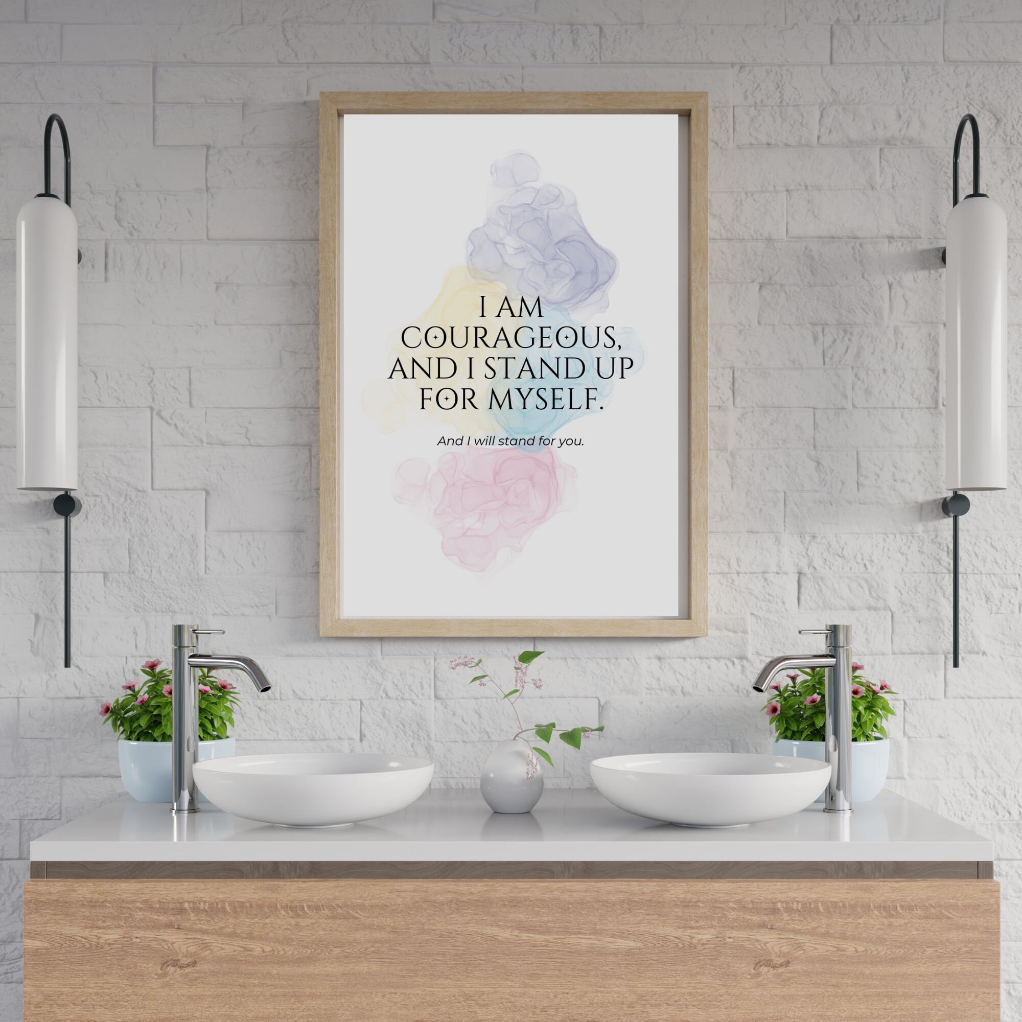 Self-love Daily Affirmations: Aesthetic Pastel Print, Inspirational ...
