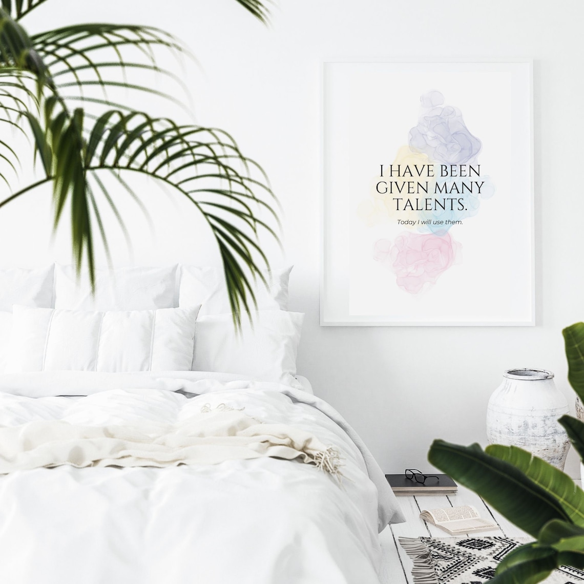 Self Love Affirmations Printable Wall Art Pastel Dreamy Quote ...
