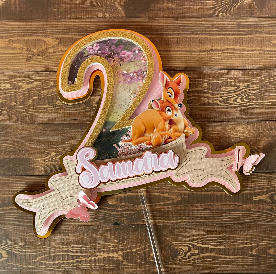 Bambi Cake Topper Bambi Topper Cake Topper Custom Topper - Etsy