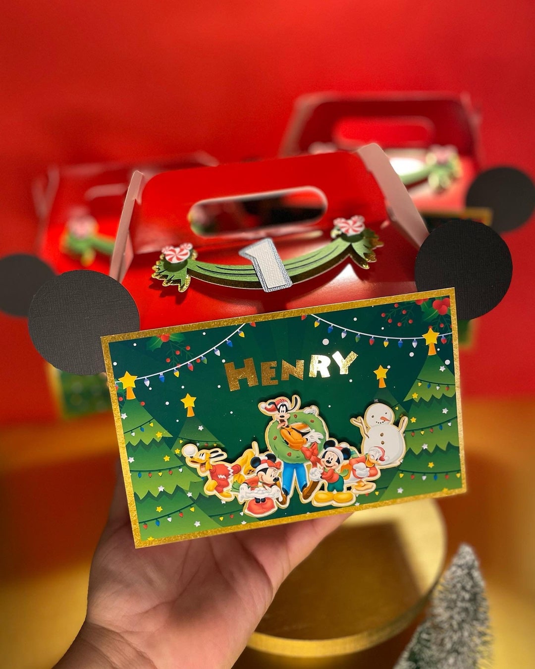 Mickey Gable Boxes, Mickey Favor Boxes, Mickey, Favor Boxes, Gable ...