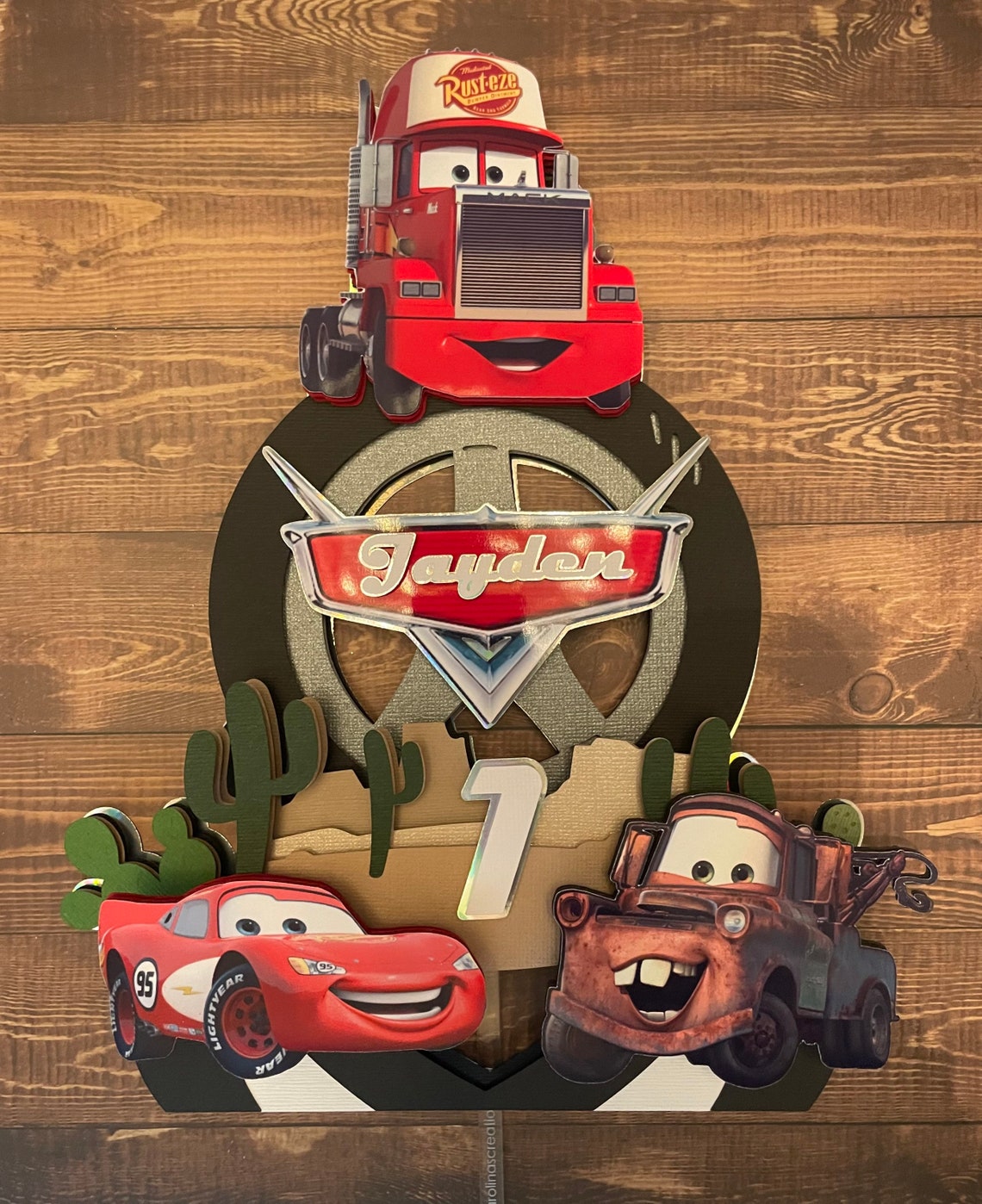 Cars Cake Topper Cars Cars Party Decor Cars Party Cars | Etsy