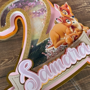 Bambi Cake Topper Bambi Topper Cake Topper Custom Topper - Etsy