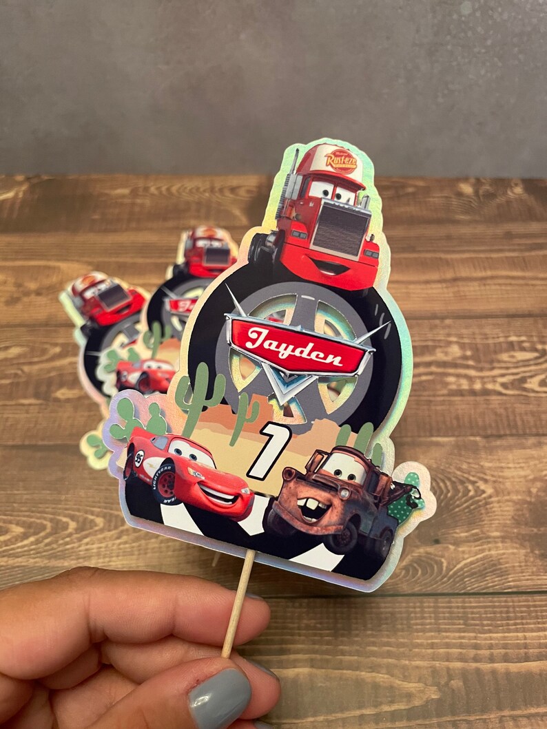 Cars Cake Topper Cars Cars Party Decor Cars Party Cars | Etsy