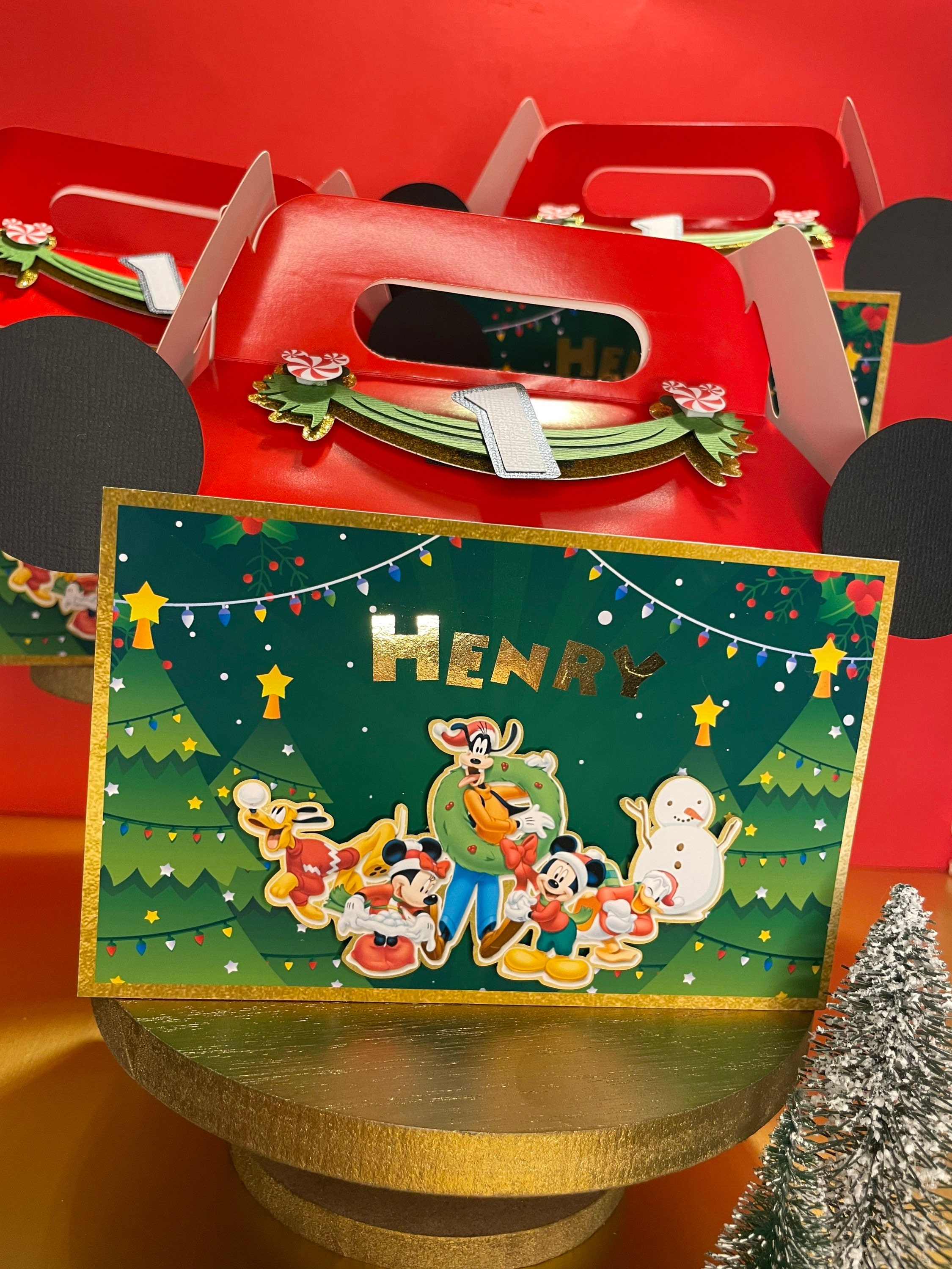 Mickey Gable Boxes Mickey Favor Boxes Mickey Favor Boxes - Etsy