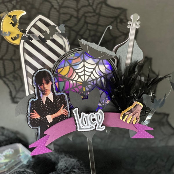 Wednesday Cake Topper - Etsy