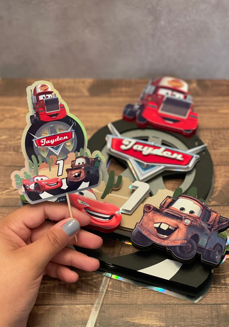 Cars Cake Topper Cars Cars Party Decor Cars Party Cars | Etsy