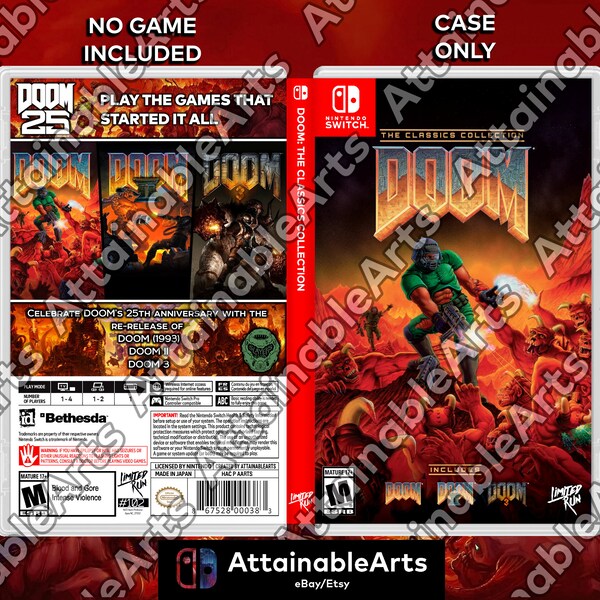 Doom Game on Nintendo Switch - Etsy
