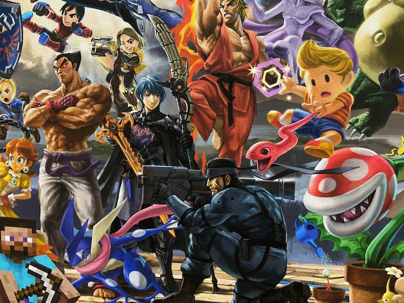 Buy Sora DLC Super Smash Bros Ultimate Mural Everyone is Here Online in ...