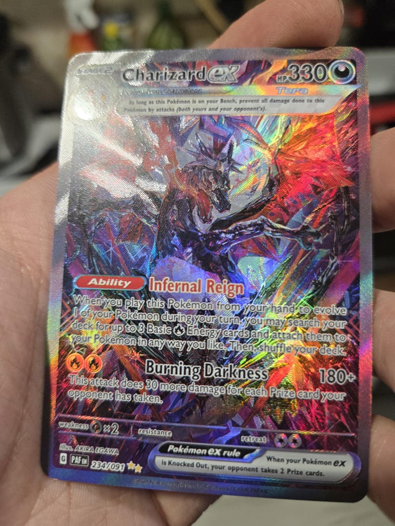Mega Charizard X SIR 125/94 Phantasmal Flames **custom Proxy Card** - Etsy
