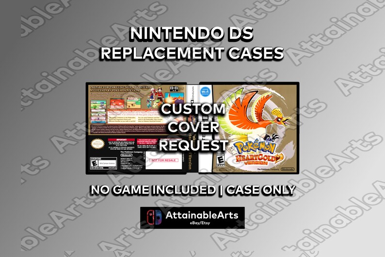 Retro Nintendo DS Game Cases | 100's of Game Covers Available! (pokemon ...