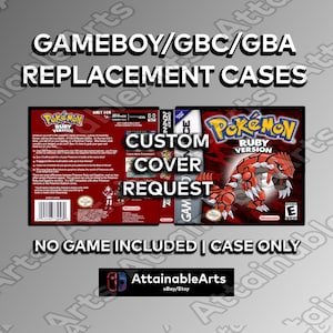 Nintendo Switch Custom Covers/physical Game Cases (boxart) - No Game ...
