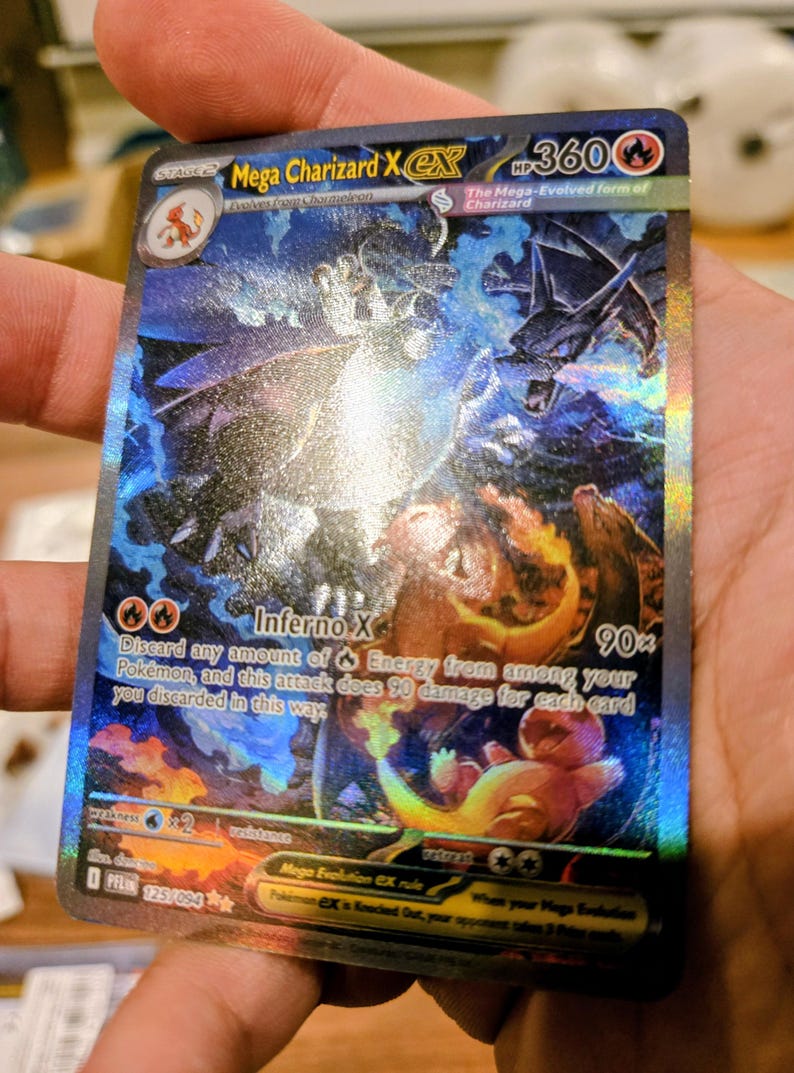 Mega Charizard X SIR 125/94 Phantasmal Flames **custom Proxy Card** - Etsy