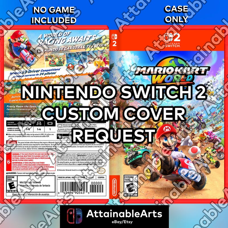 Game Cover Art Case - Etsy