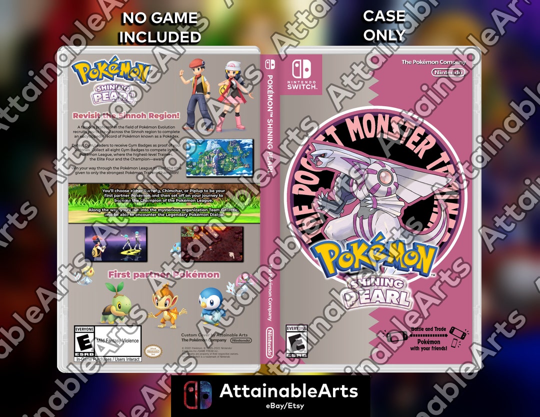 Pokémon Shining Pearl / Pearl Remake - Retro Custom Nintendo Switch ...