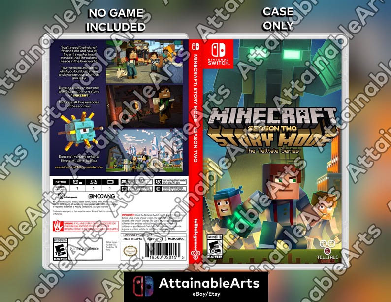 Minecraft: Story Mode the Complete Edition - Nintendo Switch Custom ...