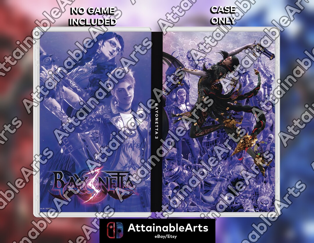 Bayonetta 3 Trinity Masquerade Edition Replacement Case Custom Nintendo ...