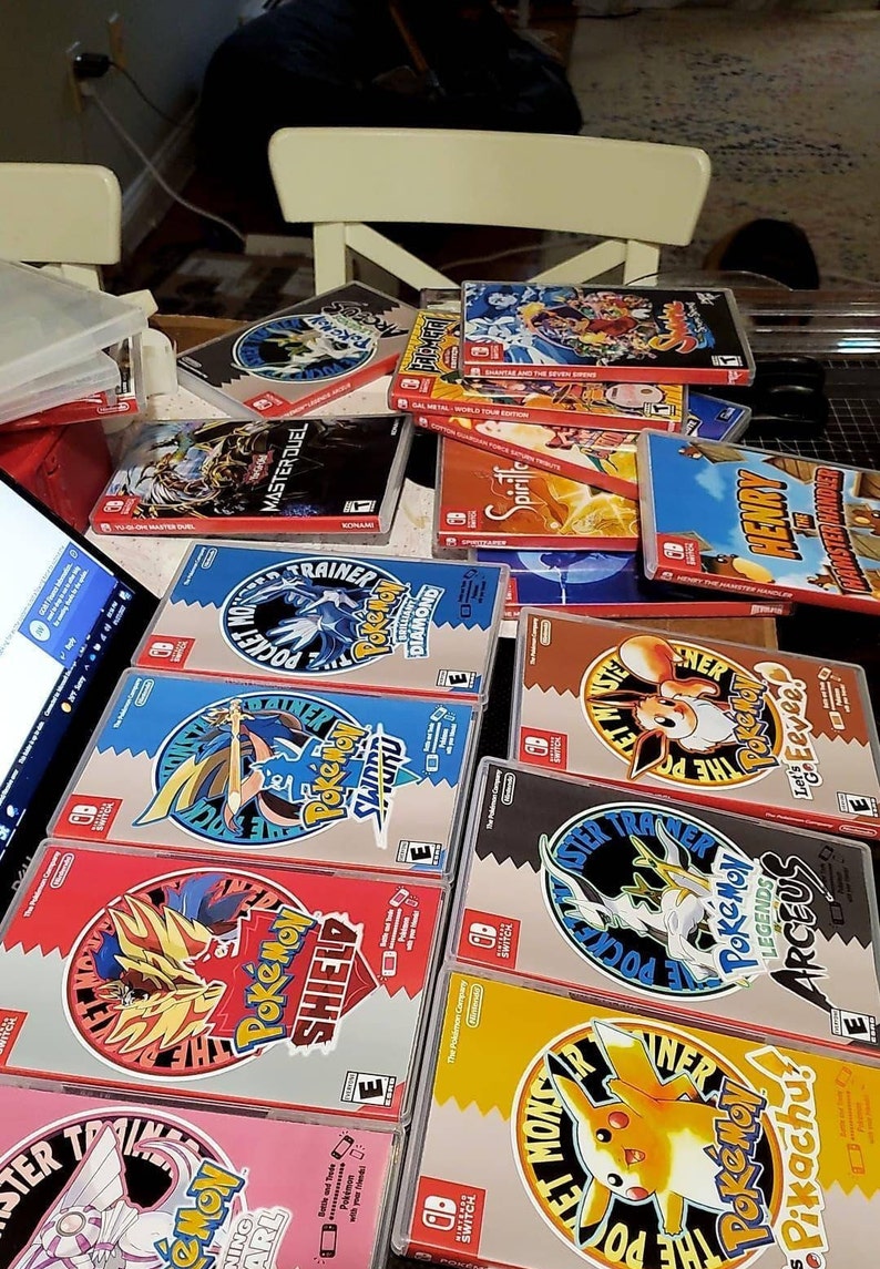 Nintendo Switch Custom Covers/physical Game Cases boxart - Etsy