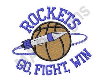 Rockets embroidery | Etsy
