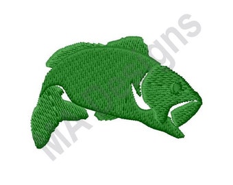 Fish embroidery | Etsy