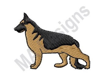 German shepherd embroidery | Etsy