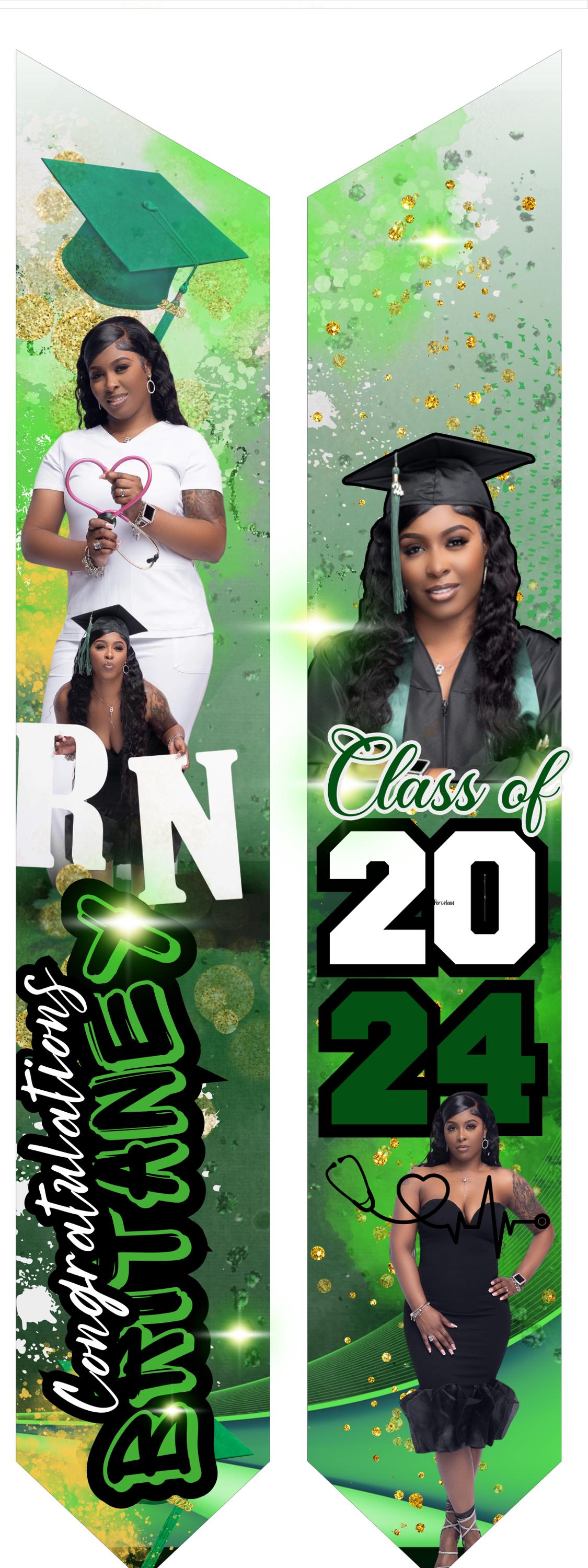Graduation Stole Template - Etsy