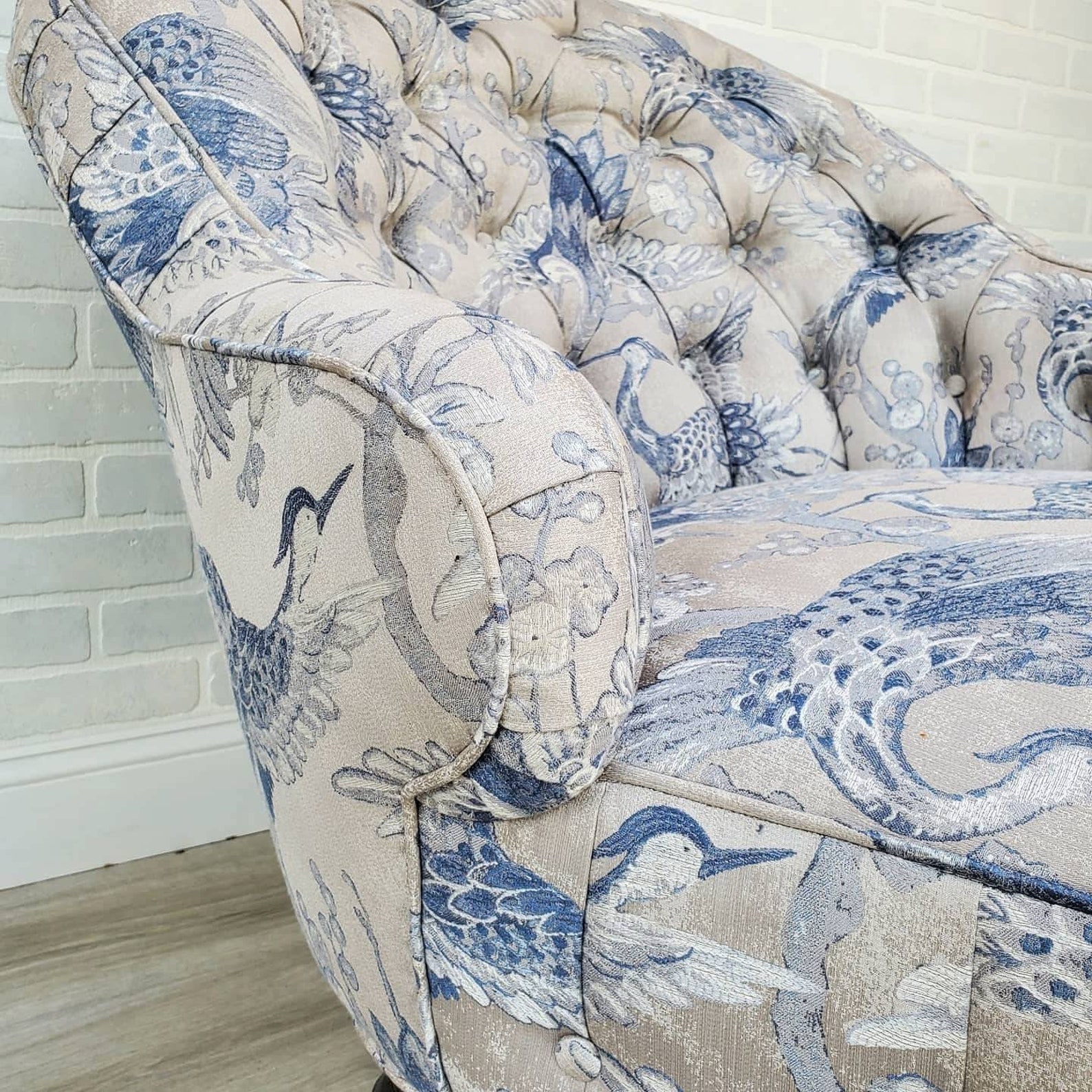 SOLD Custom Order Iron Back Frame Mid-victorian Antique Tufted - Etsy