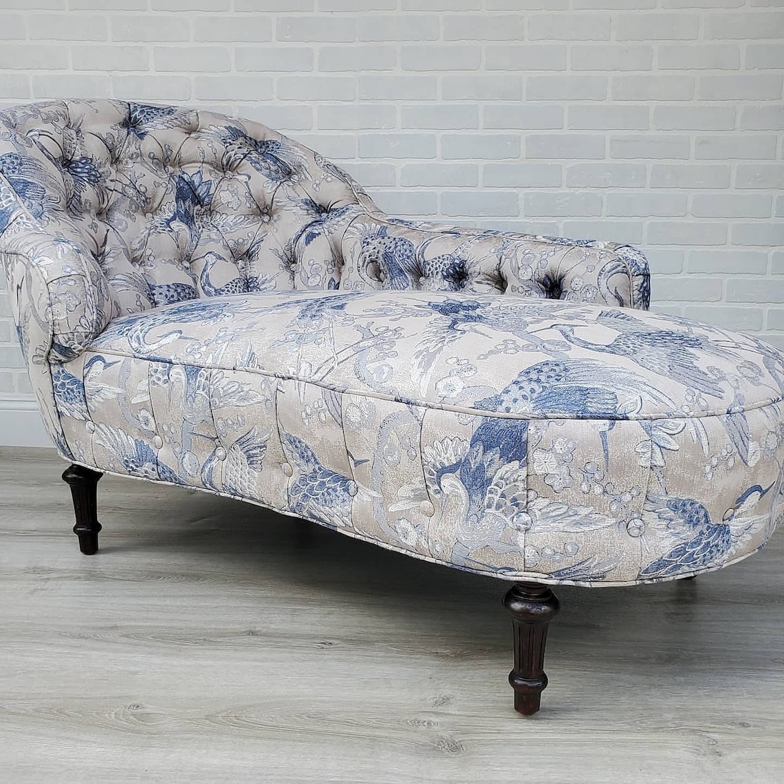 SOLD Custom Order Iron Back Frame Mid-victorian Antique Tufted - Etsy