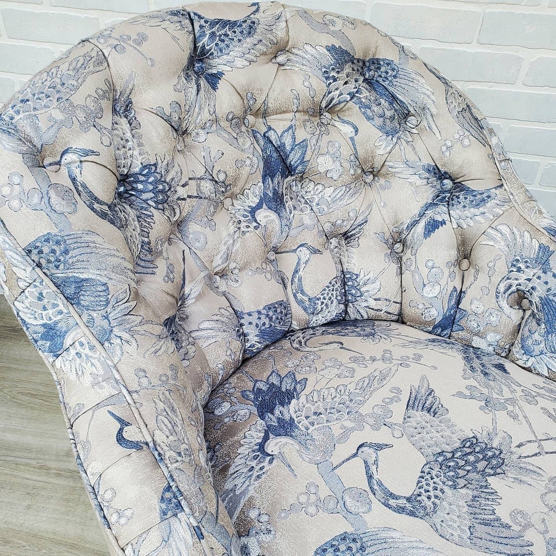 SOLD Custom Order Iron Back Frame Mid-victorian Antique Tufted - Etsy