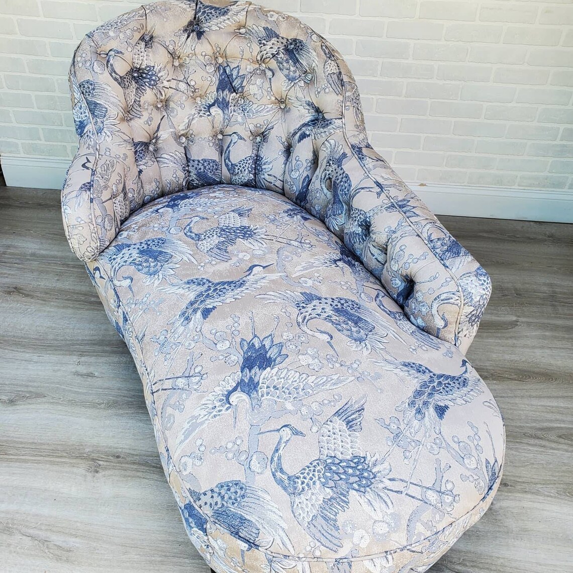 SOLD Custom Order Iron Back Frame Mid-victorian Antique Tufted - Etsy