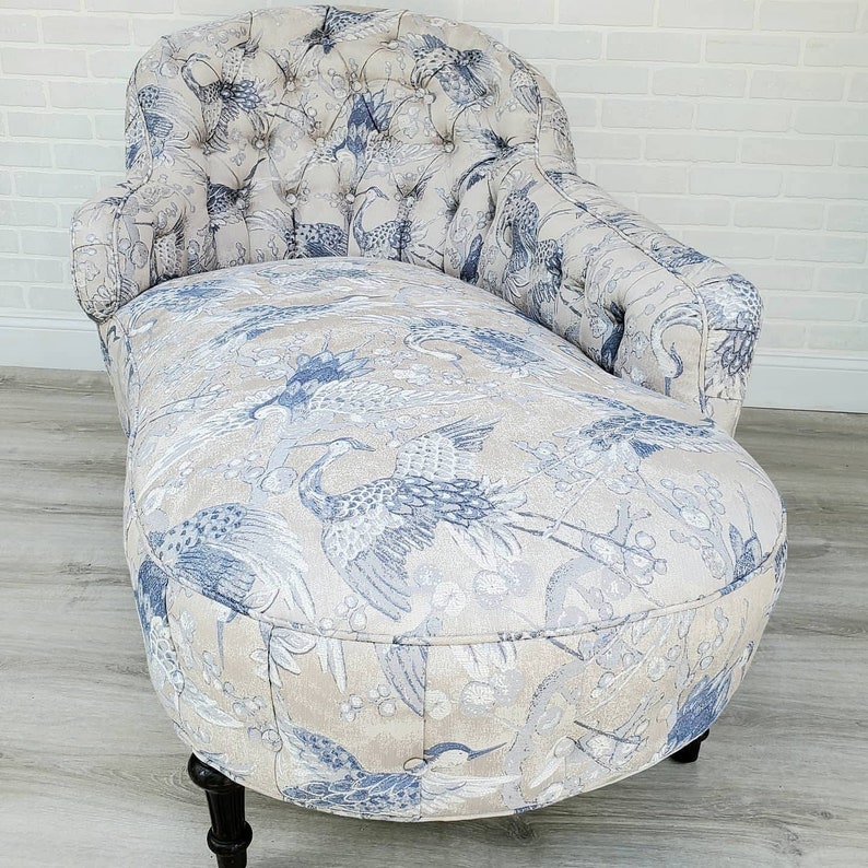 SOLD Custom Order Iron Back Frame Mid-victorian Antique Tufted - Etsy