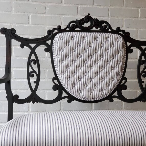 SOLD Antique French Country Farmhouse Entry Bench Settee - Etsy
