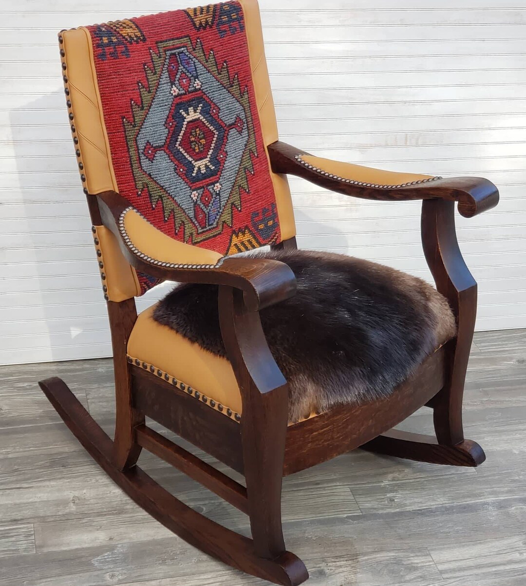 SOLD Custom Recreate Antique Rocker Restoration and - Etsy