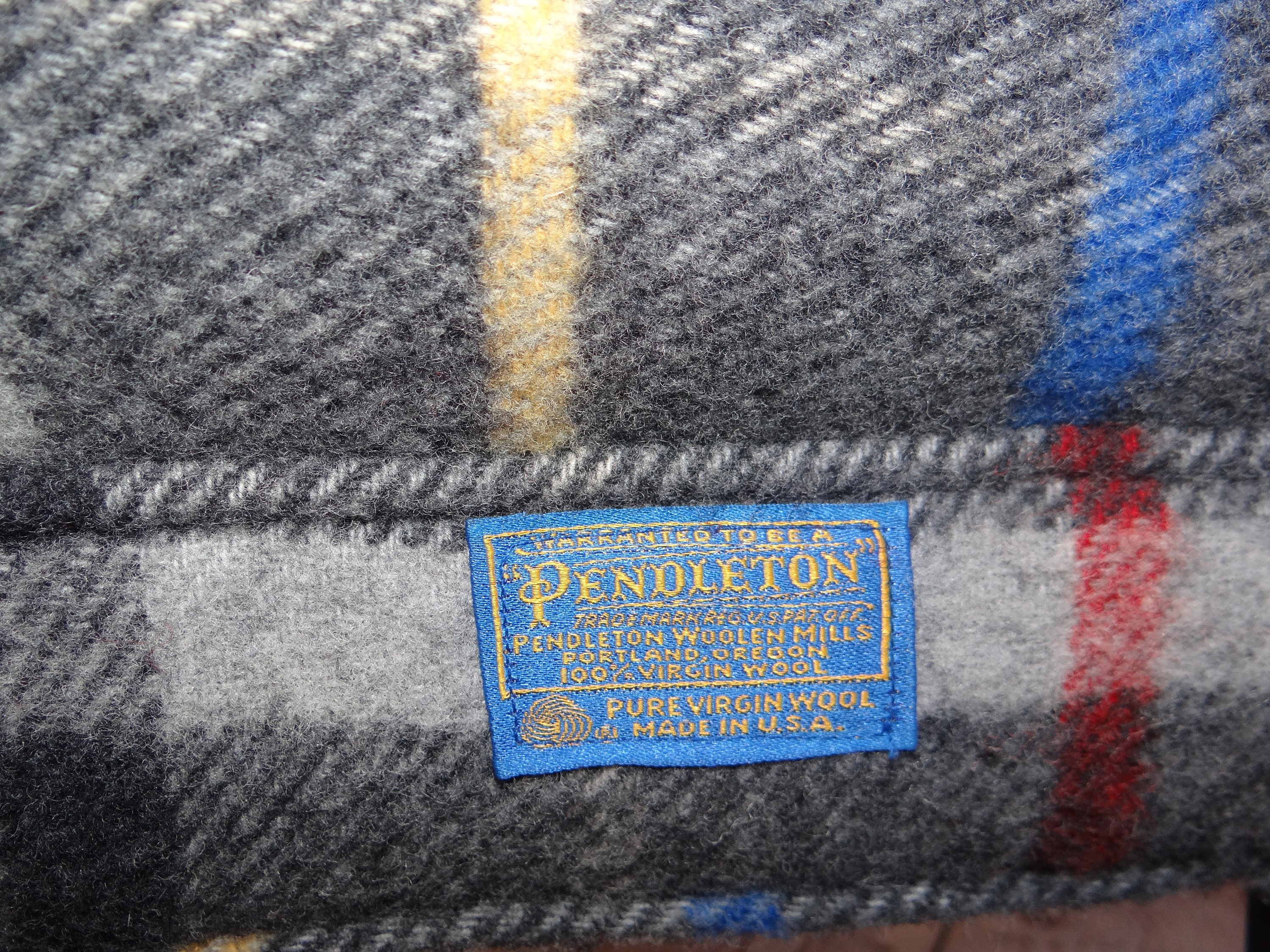 SOLD Custom Re-Create Vintage Pendleton Plaid Tall Accent | Etsy