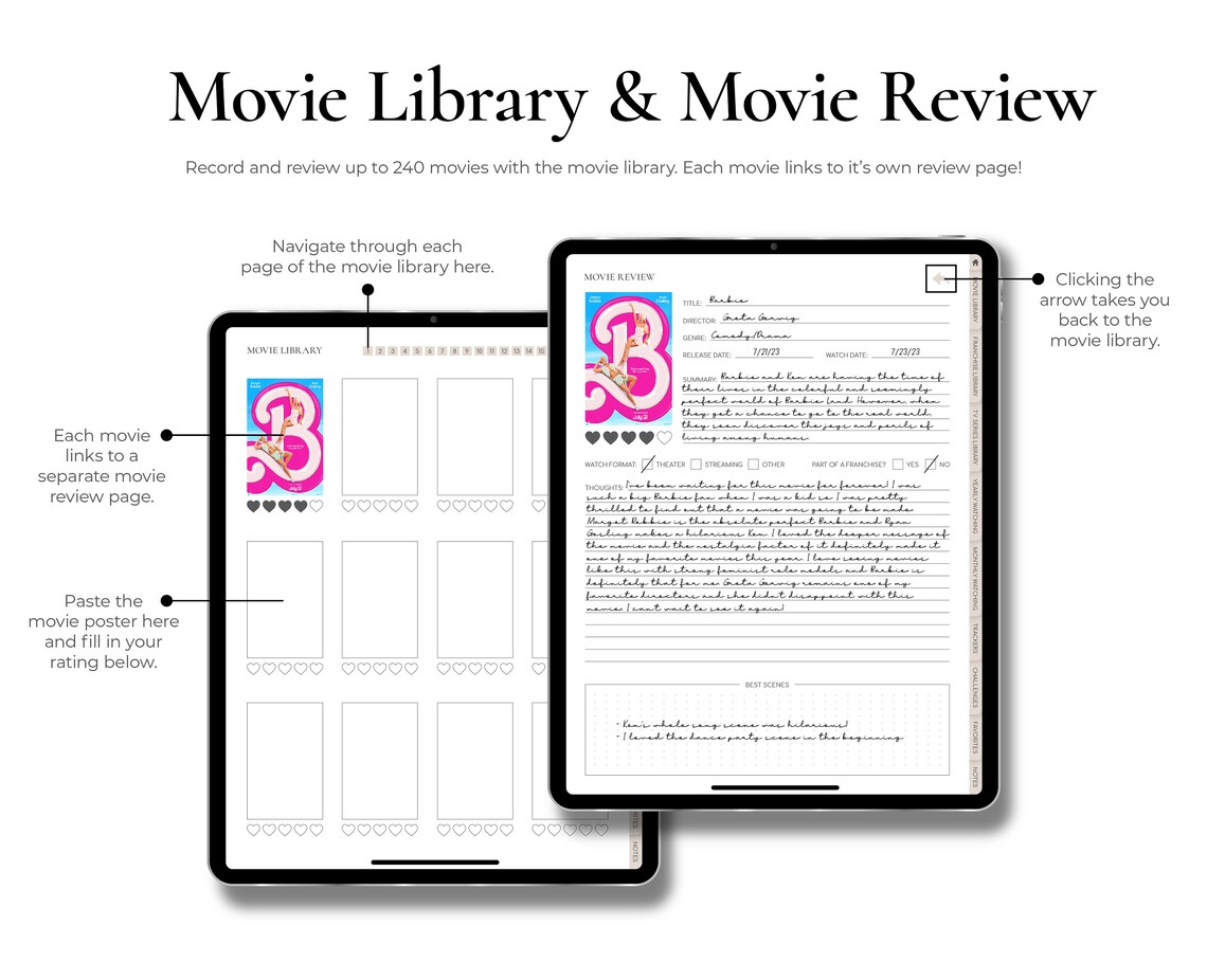 Digital Movie and TV Series Journal | Digital Journal | Watching ...