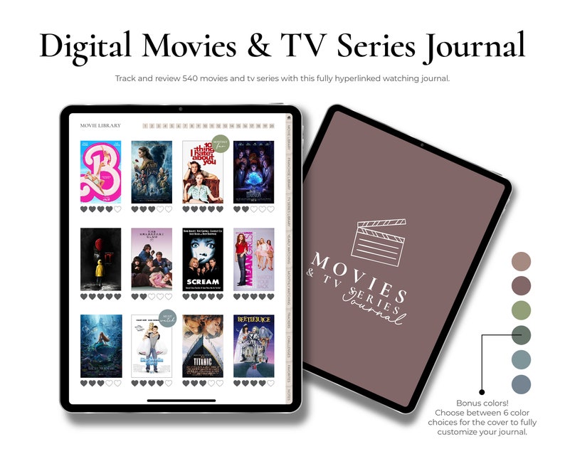 Digital Movie and TV Series Journal | Digital Journal | Watching ...