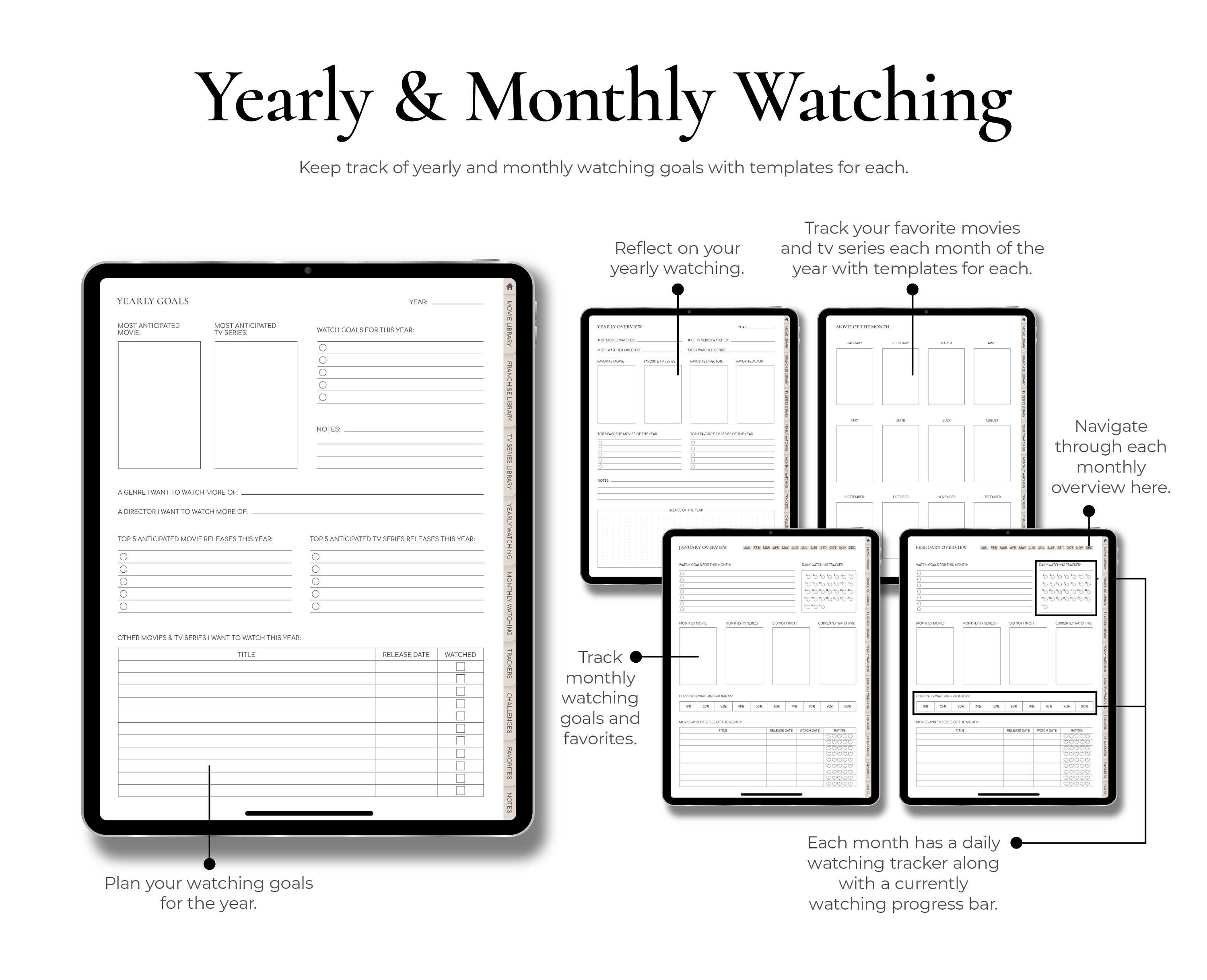 Digital Movie and TV Series Journal | Digital Journal | Watching ...