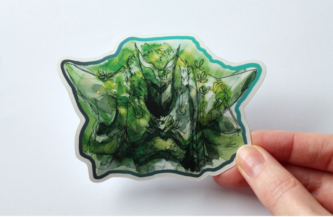 Buy Reinhardt OVERWATCH Griefhardt Armor Watercolor MATTE Sticker ...