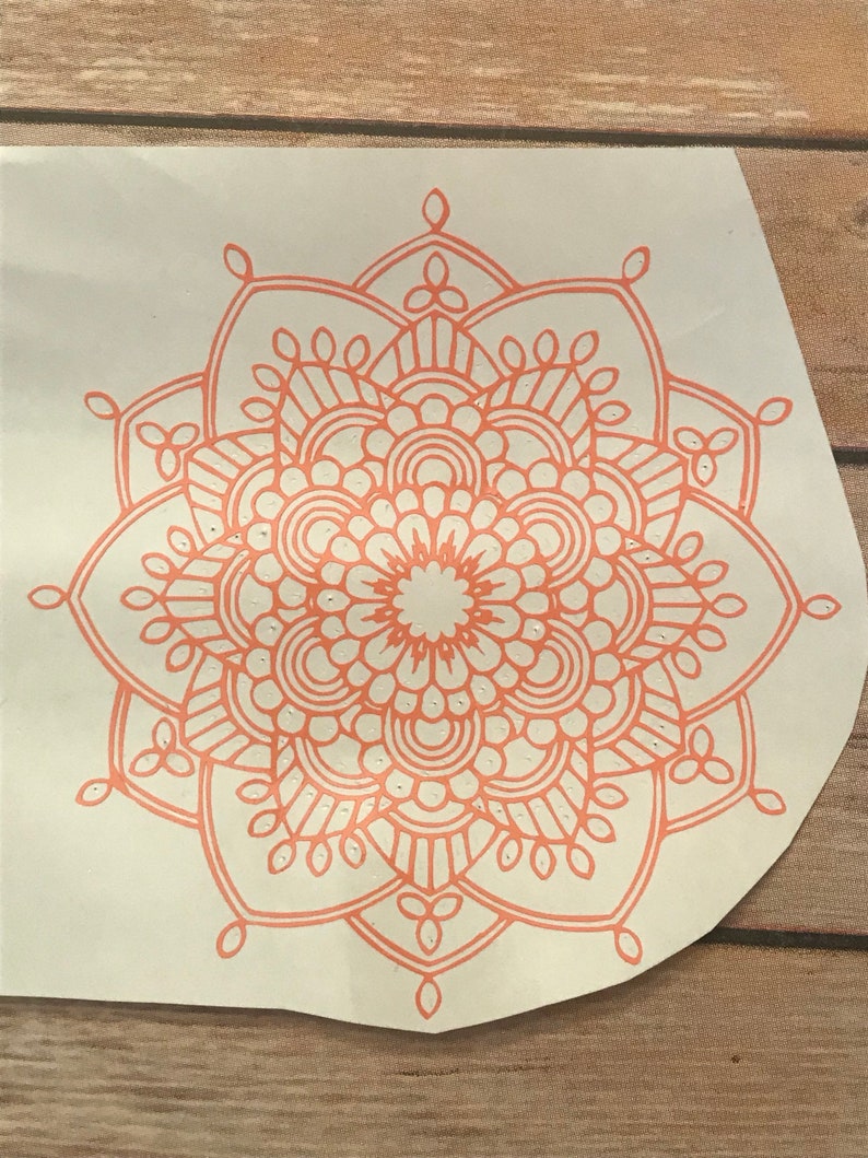 Mandala Car Decal Mandala Laptop Decal Mandala Vinyl Decal - Etsy