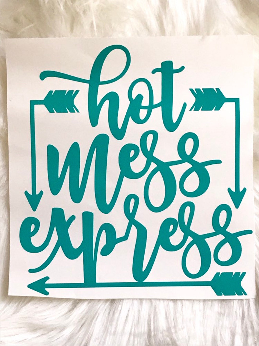 Hot Mess Express Car Window Decal, Laptop Decal, Vinyl Decal, Tumbler ...