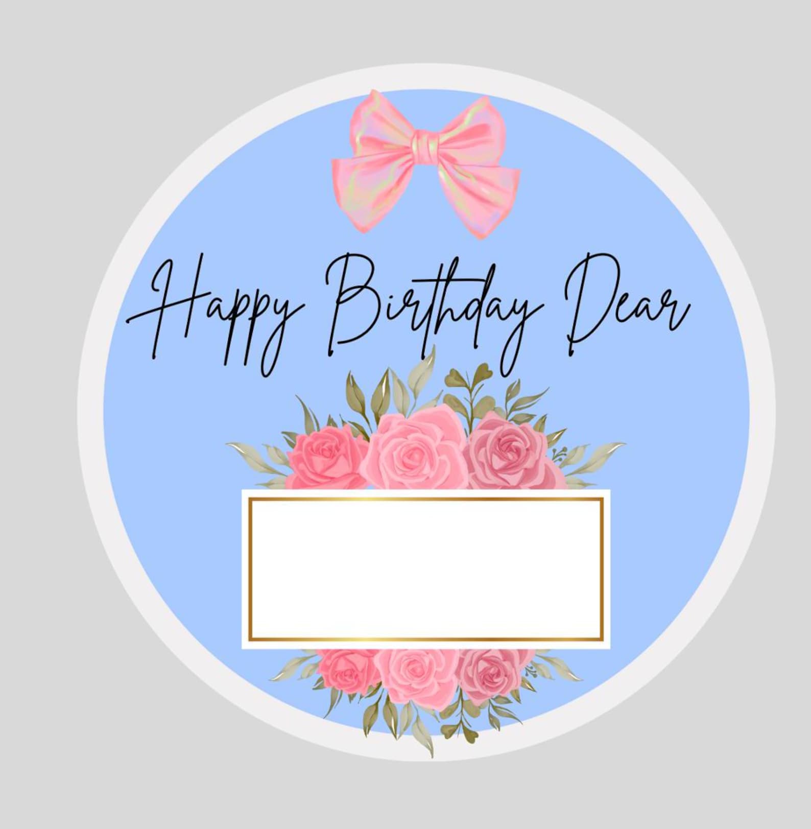 Happy Birthday Stickers Printable Stickers Print and Cut Printable Gift ...