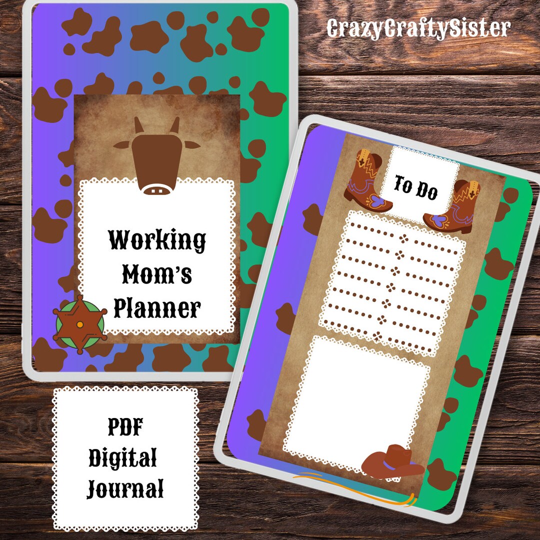 Colorful Planner for Mom, Printable Planner and Calendar Printable ...