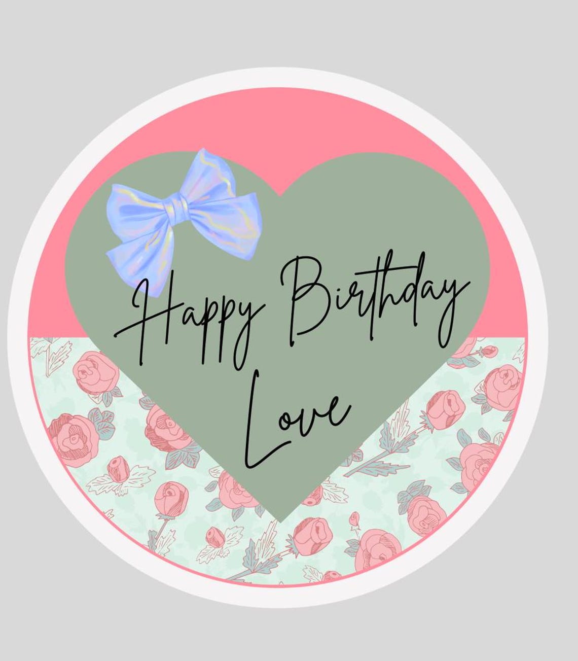 Happy Birthday Stickers Printable Stickers Print and Cut Printable Gift ...