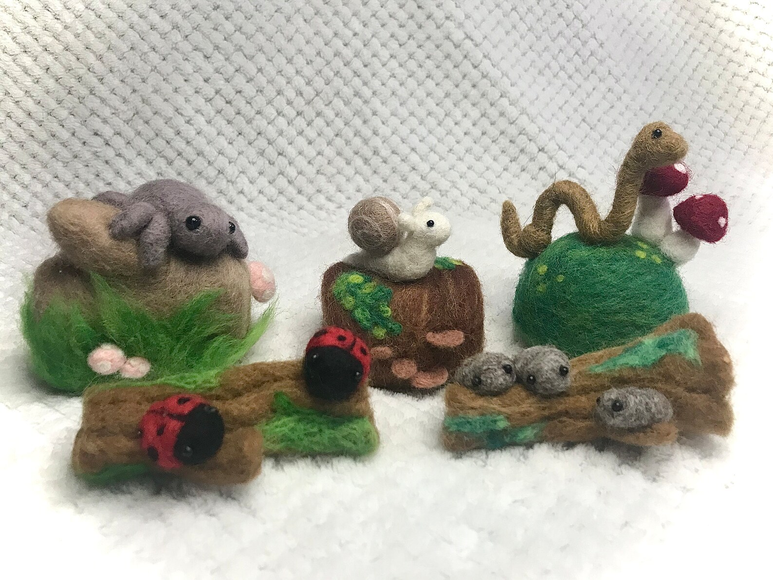 Needle Felted Spider - Etsy