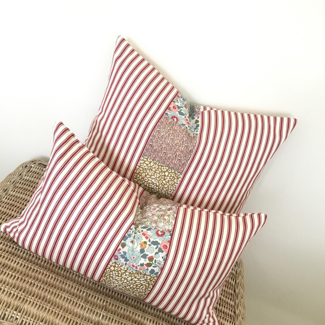 Patchwork Cushions, French Country Style Pillows, Liberty Floral ...