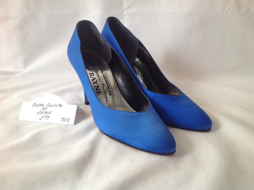 Brand New in Box Vintage Susan Sullivan for Rayne Bright Blue Court ...