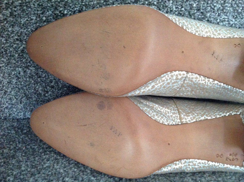 Museum Quality Peter Yapp 20's Champagne Low Heeled Pumps - Etsy