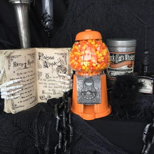 Bold Orange Gumball Machine With Optional Stand - Brighten up Your ...